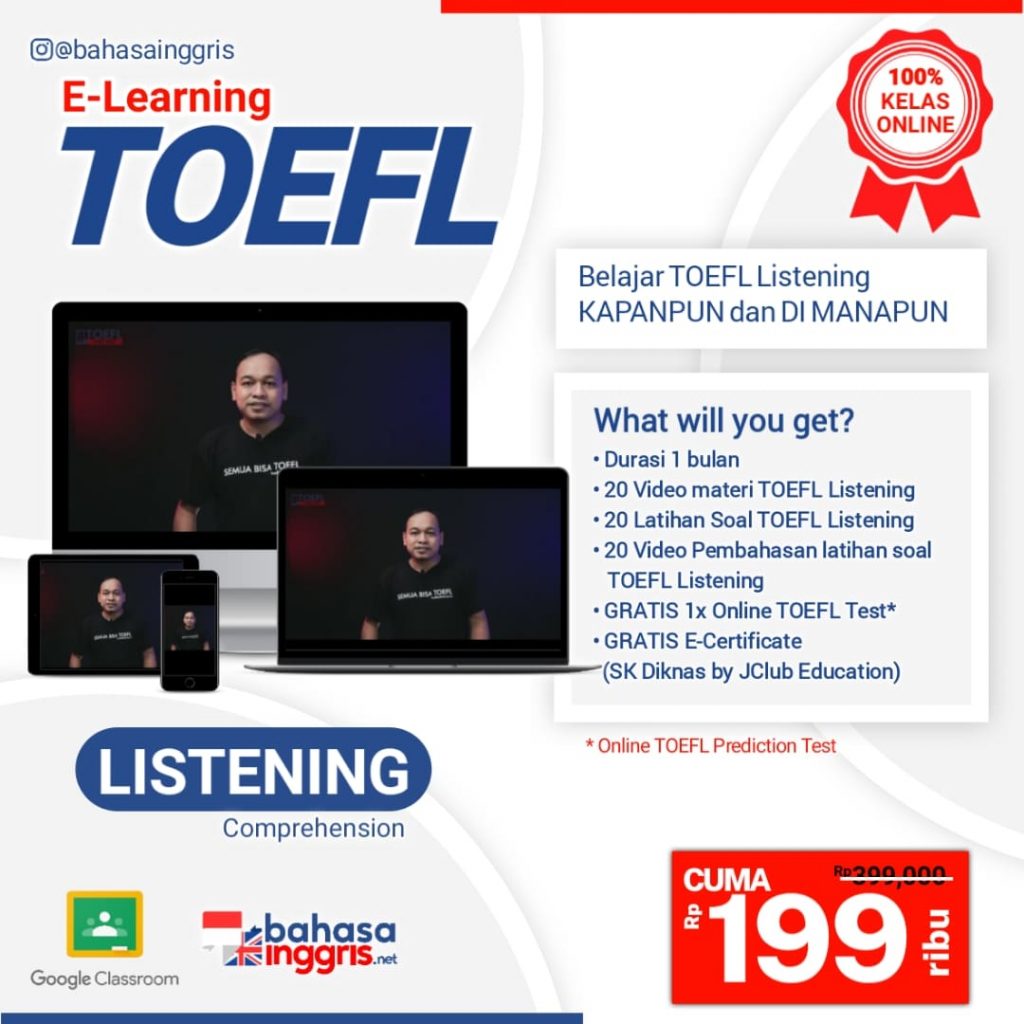 Tes TOEFL ITP Online Gratis untuk Persiapkan Pendidikan Lanjut
